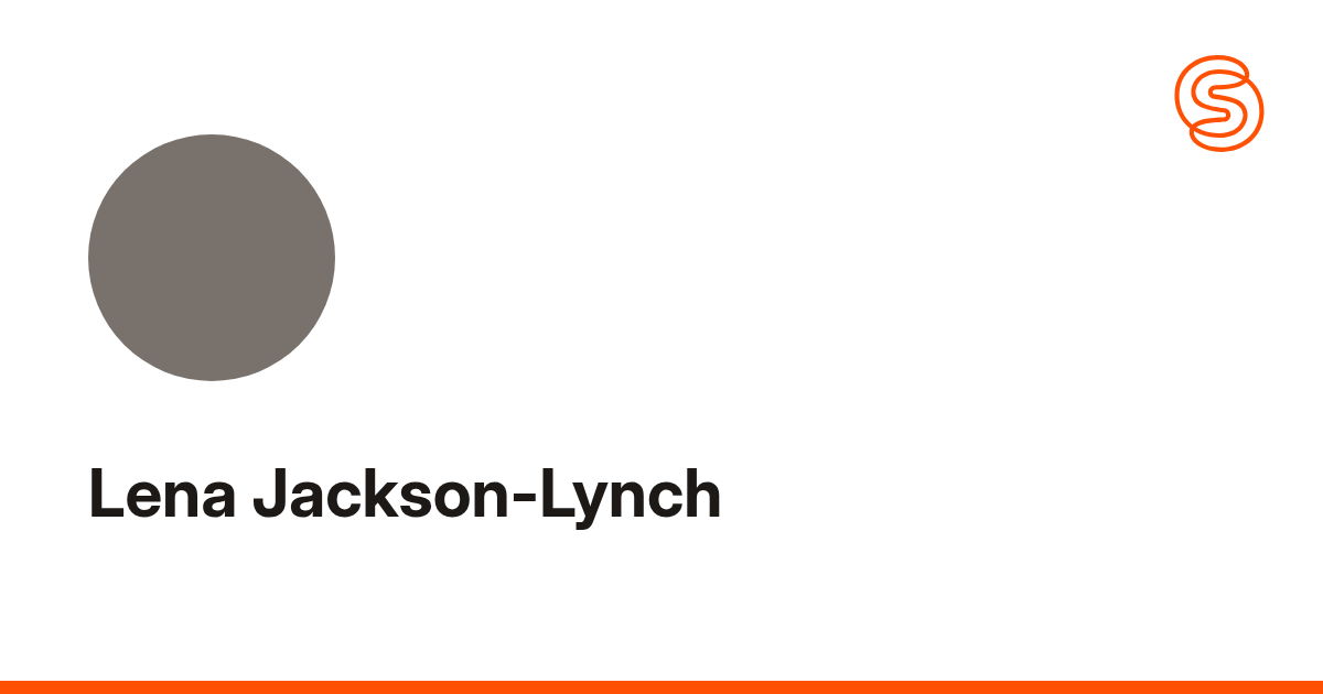 Lena Jackson-Lynch